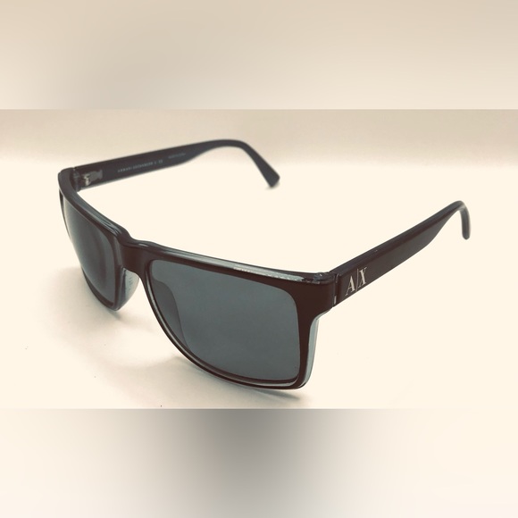 Armani Exchange | Accessories | Armani Exchange Ax46 Black Square Sunglasses Frames Only | Poshmark